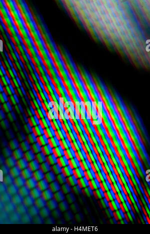 Close up television screen / cathode ray tube Stock Photo: 123381486 ...