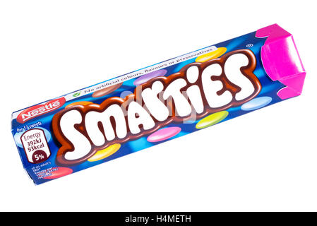 Packet of Smarties sweets Stock Photo - Alamy