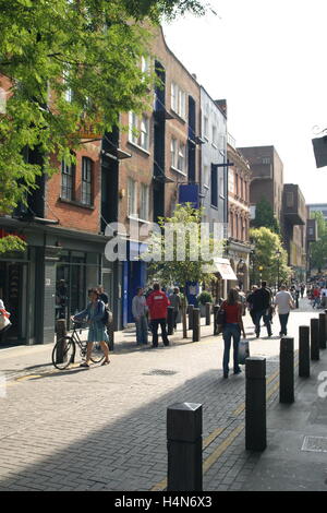 Neal Street in London's Covent Garden, famous for it's small shops and ...