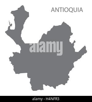 Map of Antioquia, a province of Colombia Stock Vector Image & Art - Alamy