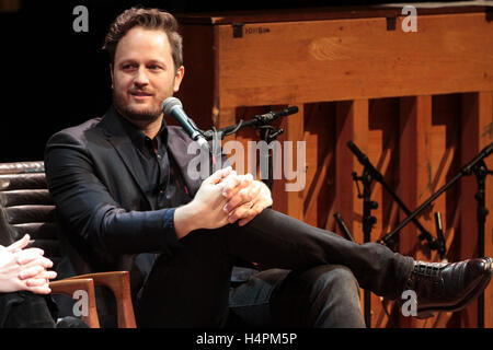 SAN FRANCISCO, CA - MARCH 7: Composer Todd Almond pose before speaking ...