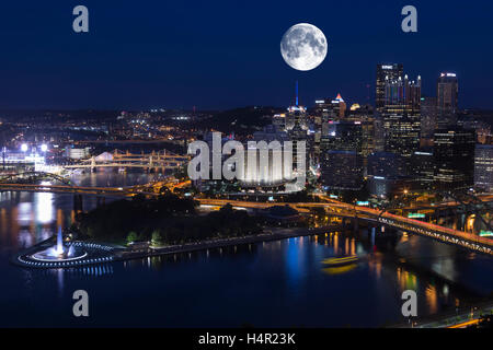 MOUNT WASHINGTON OVERLOOK OF THREE RIVERS POINT PITTSBURGH SKYLINE ...