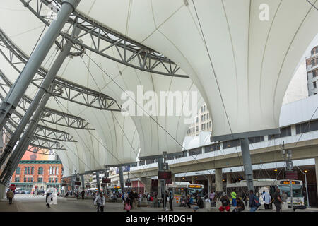 Detroit, Michigan - The Rosa Parks Transit Center, Detroit's downtown ...