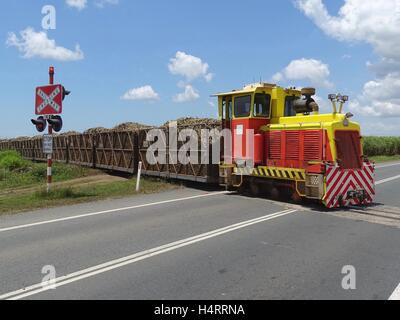 Proserpine Sugar Mill with its sugar cane train marshalling yard at ...