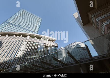 High rise buildings in Osaka, the second largest city in Japan Stock ...