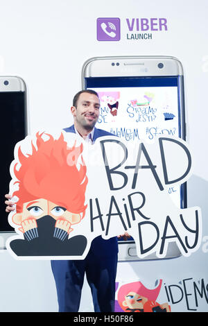 Atanas Raykov,CEO of Viber for Central and Eastern Europe presenting ...