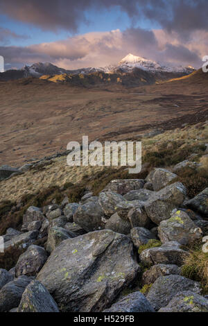 Snowdonia snowdon winter wales glyderau carneddau Stock Photo - Alamy