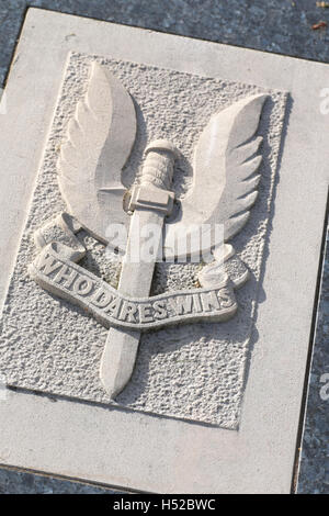 SAS Special Air Service motto Who Dares Wins shield April 1971 Stock ...