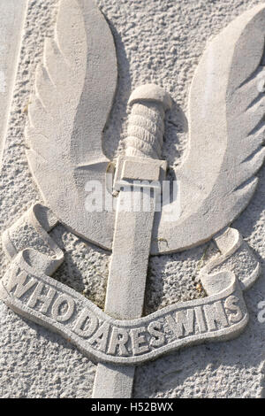 SAS Special Air Service motto Who Dares Wins shield April 1971 Stock ...