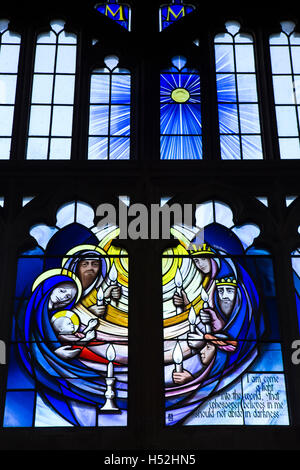 Stained glass millennium memorial window designed by Thomas Denny ...