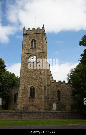 All Saints Church at Lanchester, England Stock Photo - Alamy