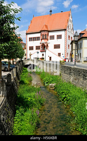 Town Hall at Dettelbach, Dettelbach, Lower Franconia, Bavaria, Germany ...