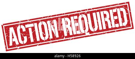 action required stamp. action required square grunge sign. action ...