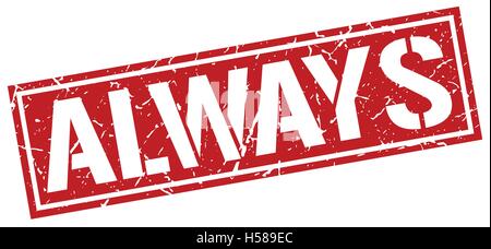 always square stamp. always grunge sign set Stock Vector Image & Art ...