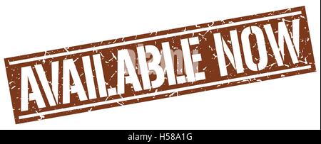 available now stamp. available now square grunge sign. label Stock Vector Image & Art - Alamy