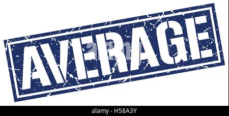 average stamp. average square grunge sign. average Stock Vector Image ...