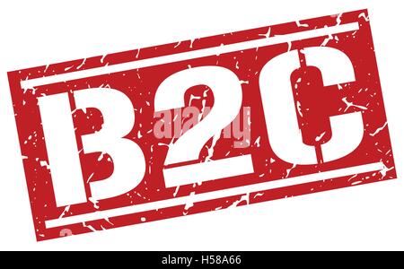 b2c square stamp. b2c grunge sign set Stock Vector Image & Art - Alamy