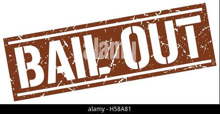 bail out stamp. bail out square grunge sign. bail out Stock Vector ...