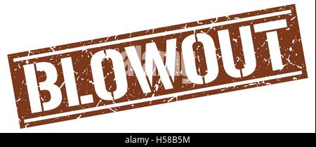 blowout stamp. blowout square grunge sign. blowout Stock Vector Image ...