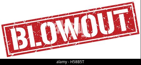 blowout stamp. blowout square grunge sign. blowout Stock Vector Image ...