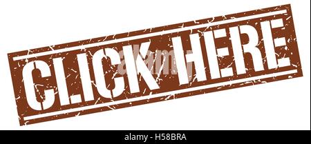 click stamp. click square grunge sign. click Stock Vector Image & Art ...