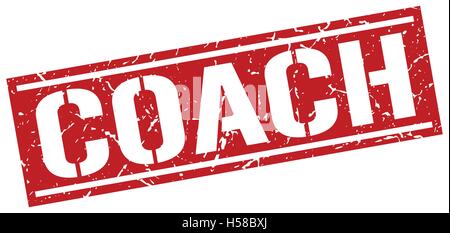 coach stamp. coach square grunge sign. coach Stock Vector Image & Art ...
