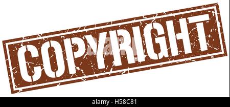 copyright stamp. copyright square grunge sign. copyright Stock Vector ...