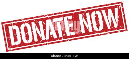 donate now stamp. donate now square grunge sign. donate now Stock ...