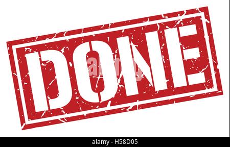 done stamp. done square grunge sign. done Stock Vector Image & Art - Alamy