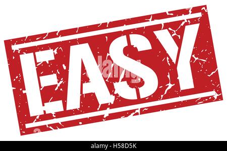 make it easy square stamp. make it easy grunge sign set Stock Vector Image & Art - Alamy