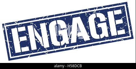 engage square grunge stamp Stock Vector Image & Art - Alamy