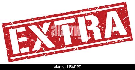 extra stamp. extra square grunge sign. extra Stock Vector Image & Art ...