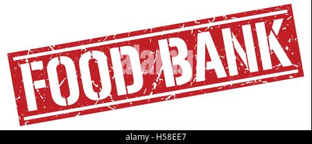 food bank stamp. food bank square grunge sign. food bank Stock Vector ...