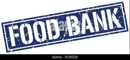 food bank stamp. food bank square grunge sign. food bank Stock Vector ...