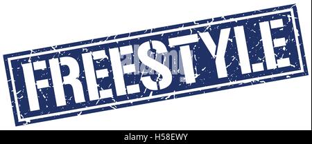 freestyle stamp. freestyle square grunge sign. freestyle Stock Vector ...