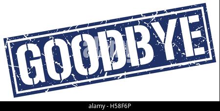 goodbye stamp. goodbye square grunge sign. goodbye Stock Vector Image ...