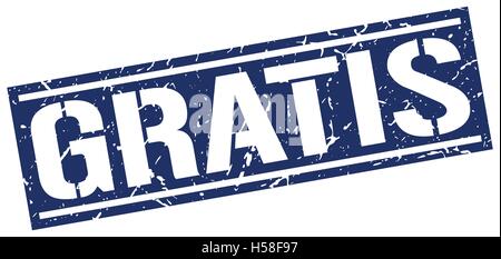 gratis stamp. gratis square grunge sign. gratis Stock Vector Image ...