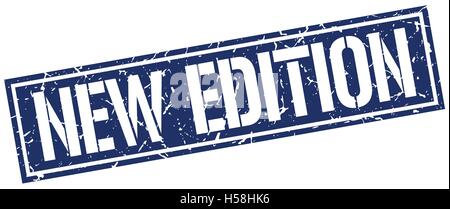 new edition stamp. new edition square grunge sign. label Stock Vector ...