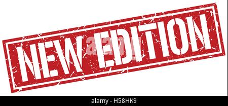 new edition stamp. new edition square grunge sign. new edition Stock ...