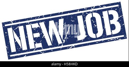 new job stamp. new job square grunge sign. new job Stock Vector Image ...