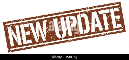 new update square stamp. new update grunge sign set Stock Vector Image ...