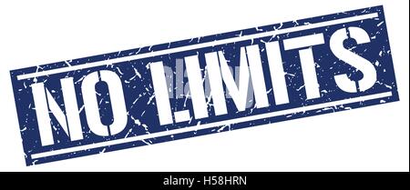 no limits stamp. no limits square grunge sign. no limits Stock Vector ...