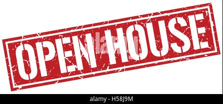 open house stamp. open house square grunge sign. open house Stock ...
