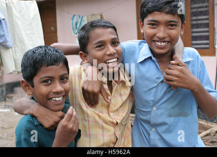 Three young local Indian boys, Agra, Bihar, India Stock Photo - Alamy