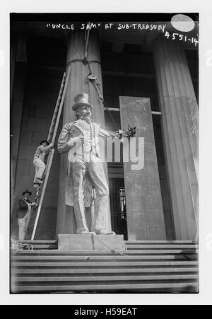 A depiction of Uncle Sam, a symbolic figure representing the United ...