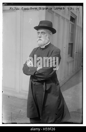 Rt. Rev. Chas. Gore, Bishop of Oxford, Photograph shows Anglican bishop ...