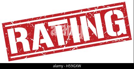 rating square grunge stamp Stock Vector Image & Art - Alamy