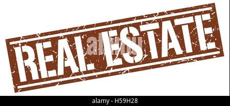 real estate stamp. real estate square grunge sign. real estate Stock ...