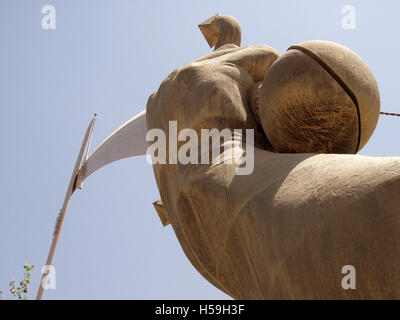 Detail of Swords of Qadisiyah Hands of Victory Monument in Baghdad ...