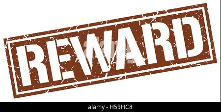 reward stamp. reward square grunge sign. reward Stock Vector Image ...